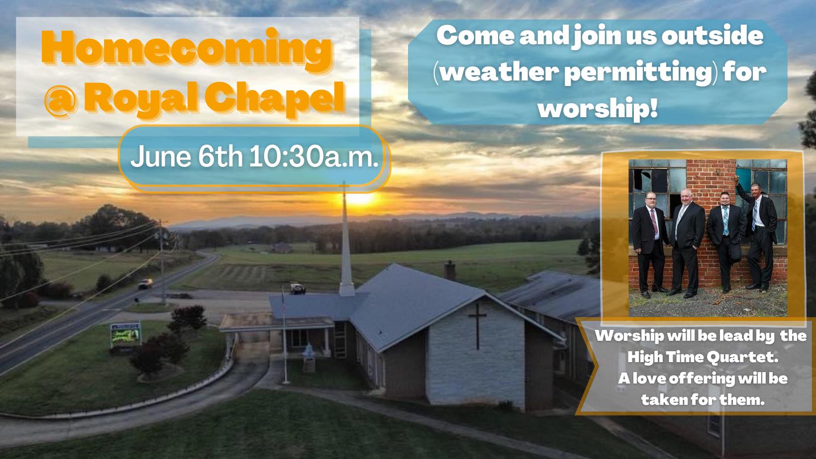 ANNUAL HOMECOMING – Royal Chapel Church of God